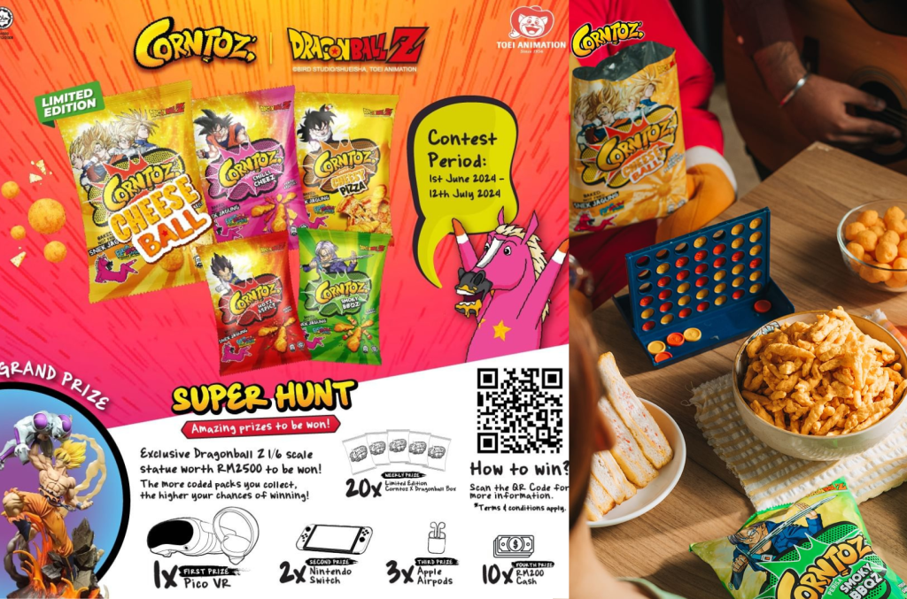 Corntoz Collaborates with Dragon Ball Z, Chance to Win RM2,500 Goku ...